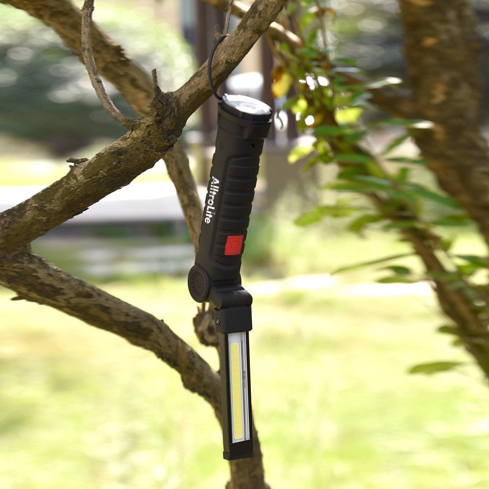 Flip Rechargeable COB LED Magnetic Flashlight & Work Light – Alltrolite