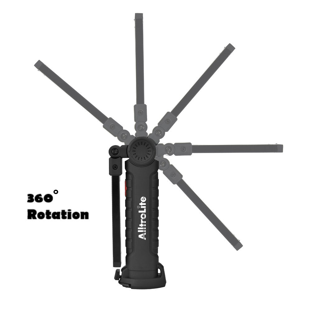 Flip Rechargeable COB LED Magnetic Flashlight & Work Light – Alltrolite