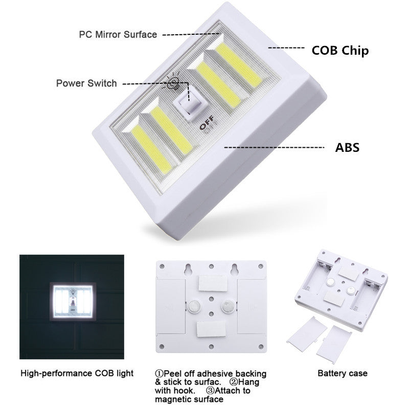 Multi-Purpose COB LED Light-Switch (3 Pack) – Alltrolite