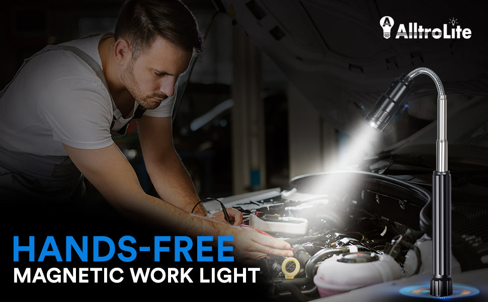 Telescoping Magnetic Pickup Tool Flashlight (DK30) – Alltrolite